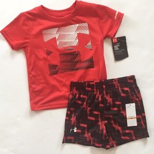 Under Armour | Matching Sets | Nwt Under Armor 2pc Set Logo On Front ...